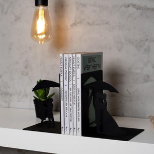 Love Metal Bookends, Metal Decor, Metal Art, Office, Gift , Best Gift ...