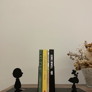 Snoopy Bookends, Snoopy Metal Decor, Peanut Metal Art, Charlie Brown ...