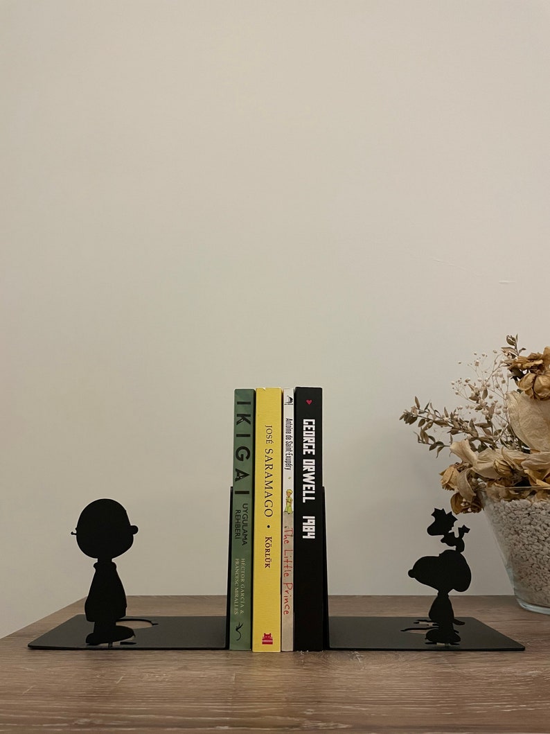 Snoopy Bookends Snoopy Metal Decor Formula Metal Art - Etsy