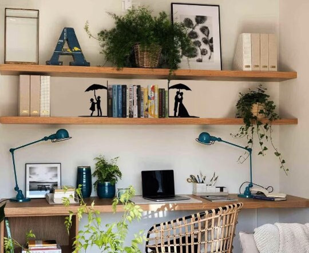 Love Metal Bookends, Metal Decor, Metal Art, Office, Gift , Best Gift ...