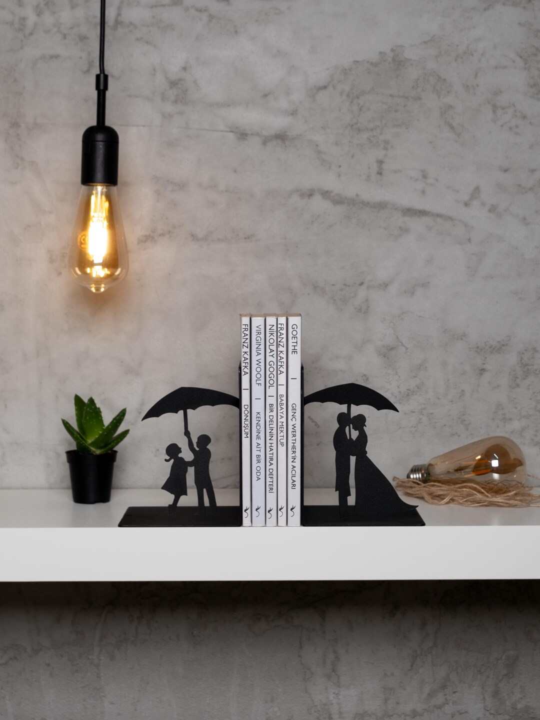 Love Metal Bookends, Metal Decor, Metal Art, Office, Gift , Best Gift ...