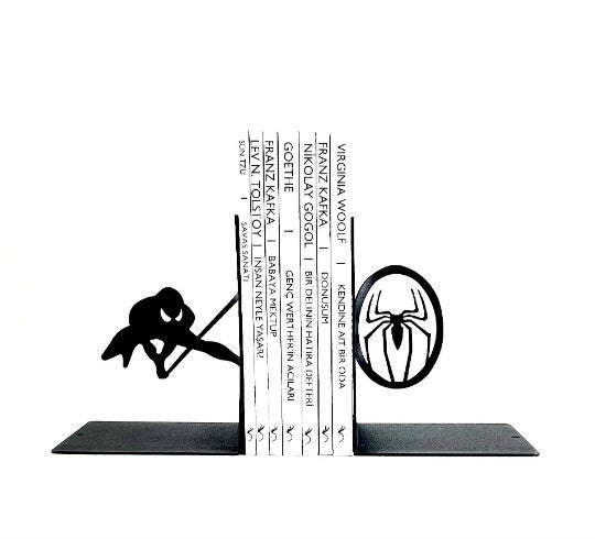 Spider Metal Bookends Metal Decor Metal Art Gift .best Gift - Etsy