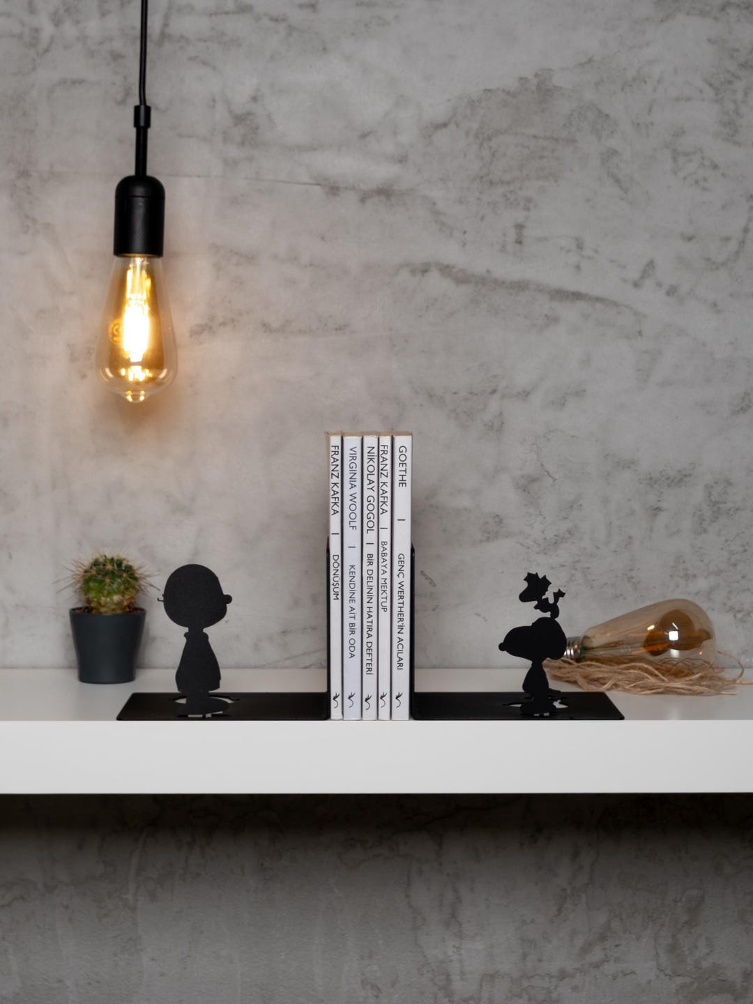 Snoopy Bookends, Snoopy Metal Decor, Peanut Metal Art, Charlie Brown ...