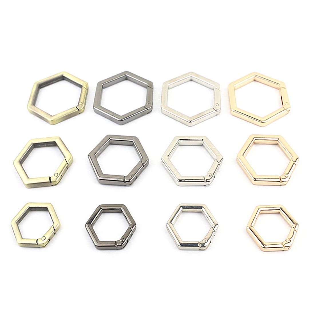 Hexagon Shaped Carabiner Snap Hook Key Ring Chexagon - Etsy