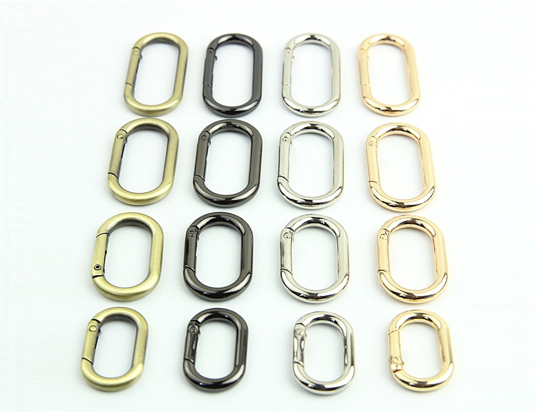 Oval Carabiner Snap Hook Key Ring Clong Circle - Etsy