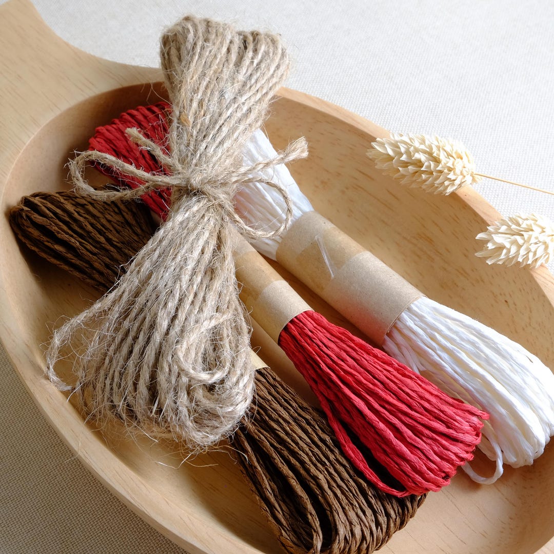 Jute Cord Craft Cord Packing Cord Paper Cord Glitter Packaging Tape ...