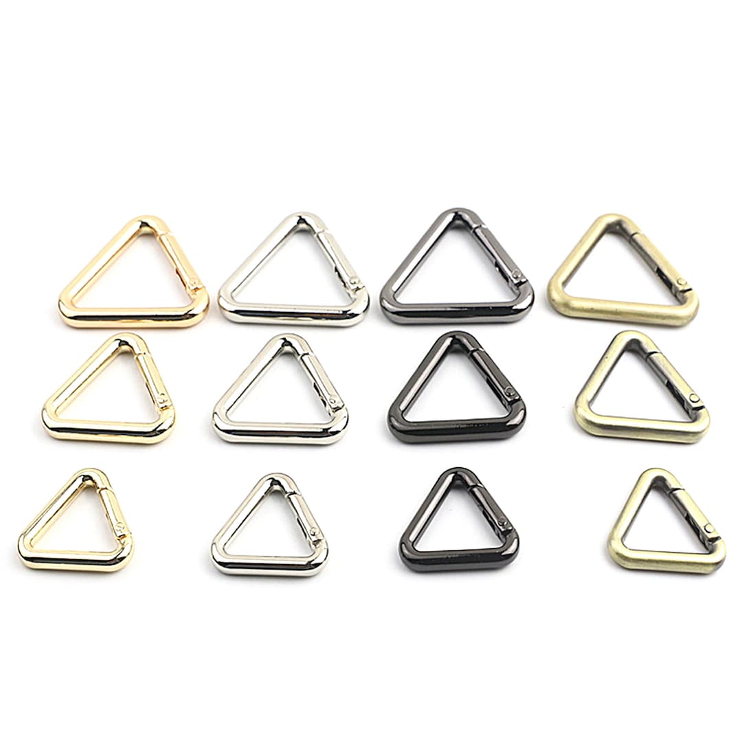 Triangle Carabiner Carabiner Hook Round Key Ring Ctriangle - Etsy