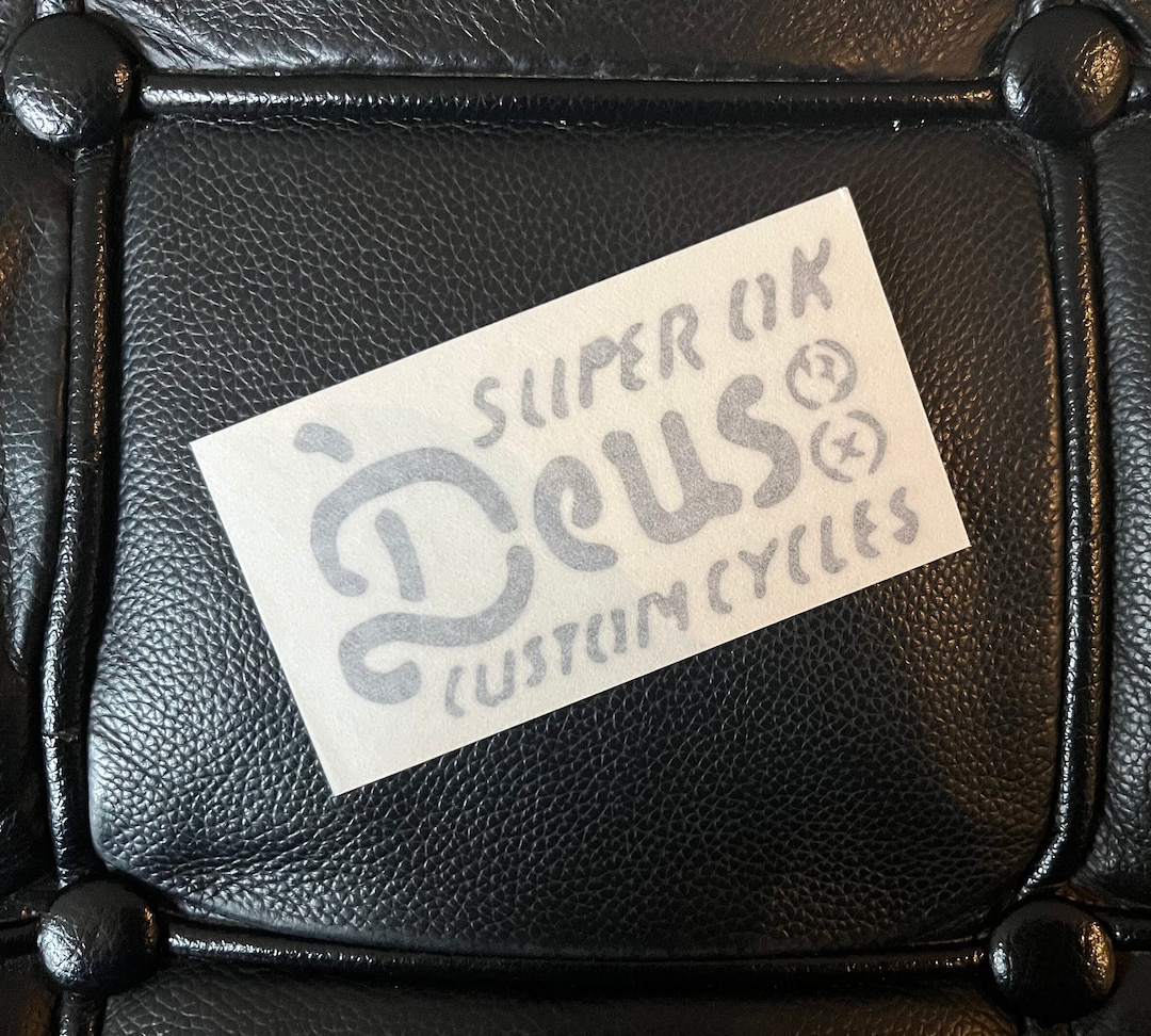 Deus Ex Machina Sticker Caferacer Flattracker Scrambler Vintage Classic ...