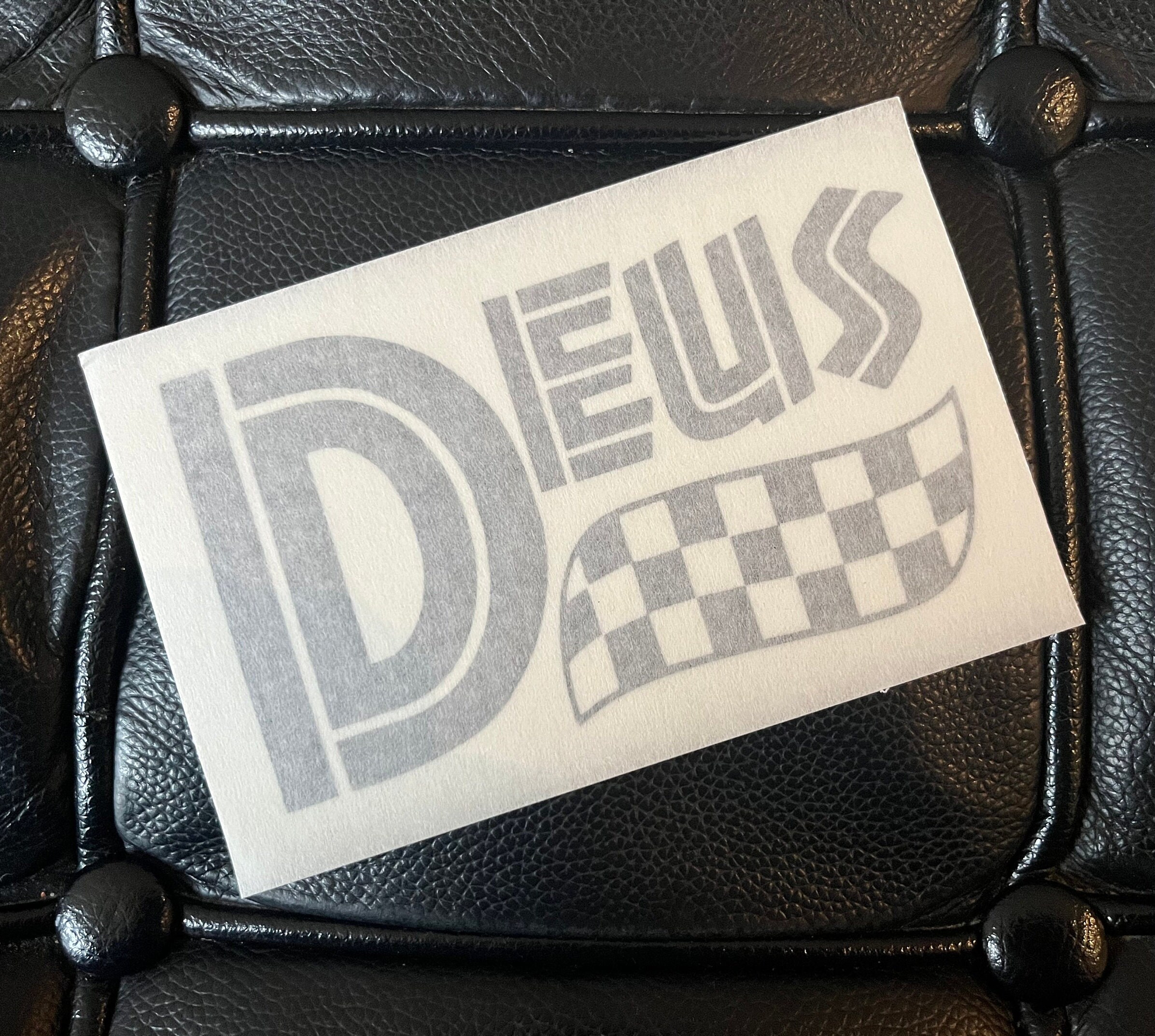 Deus Ex Machina Sticker Caferacer Flattracker Scrambler Vintage Classic ...