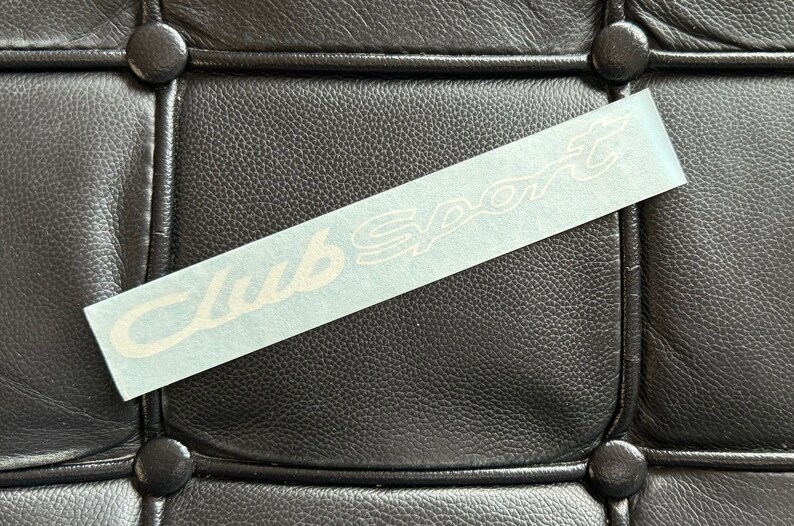 Sticker 911 Clubsport Super 90 Vintage Classic Old School Sticker Air ...