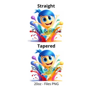 3D Inside Out 2 Splash Tumbler Wrap, Joy Splash Tumbler Wrap ...