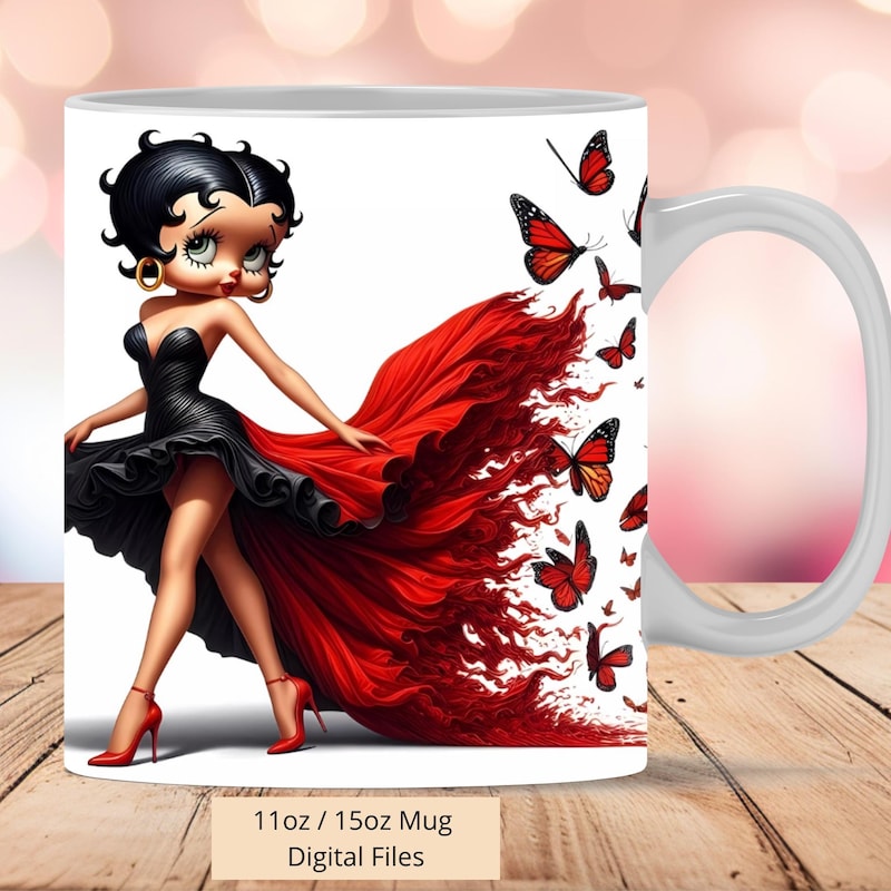 Betty Boop With 2026 Png - Etsy