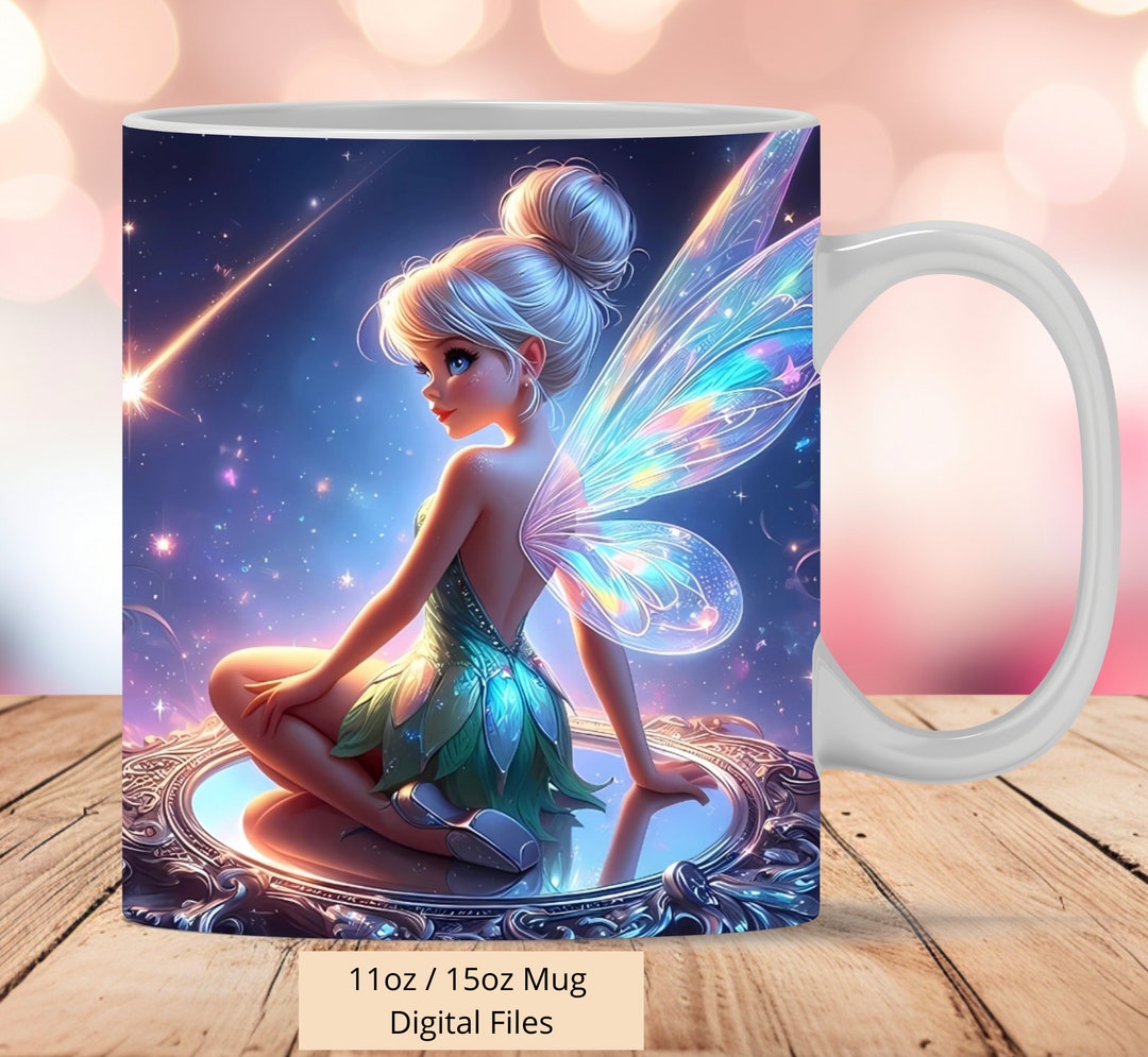 3D Cute Fairy Mug Wrap, 3D Mug Wrap Sublimation Design PNG, Mug 11oz ...