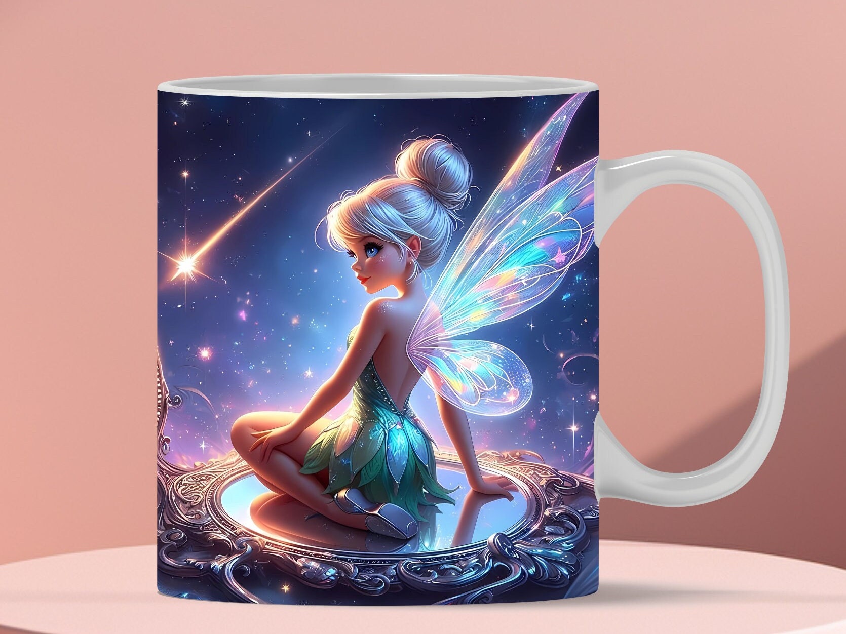 3D Cute Fairy Mug Wrap, 3D Mug Wrap Sublimation Design PNG, Mug 11oz ...