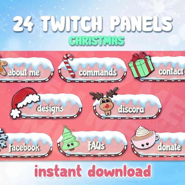 Twitch Snowing Asset - Etsy