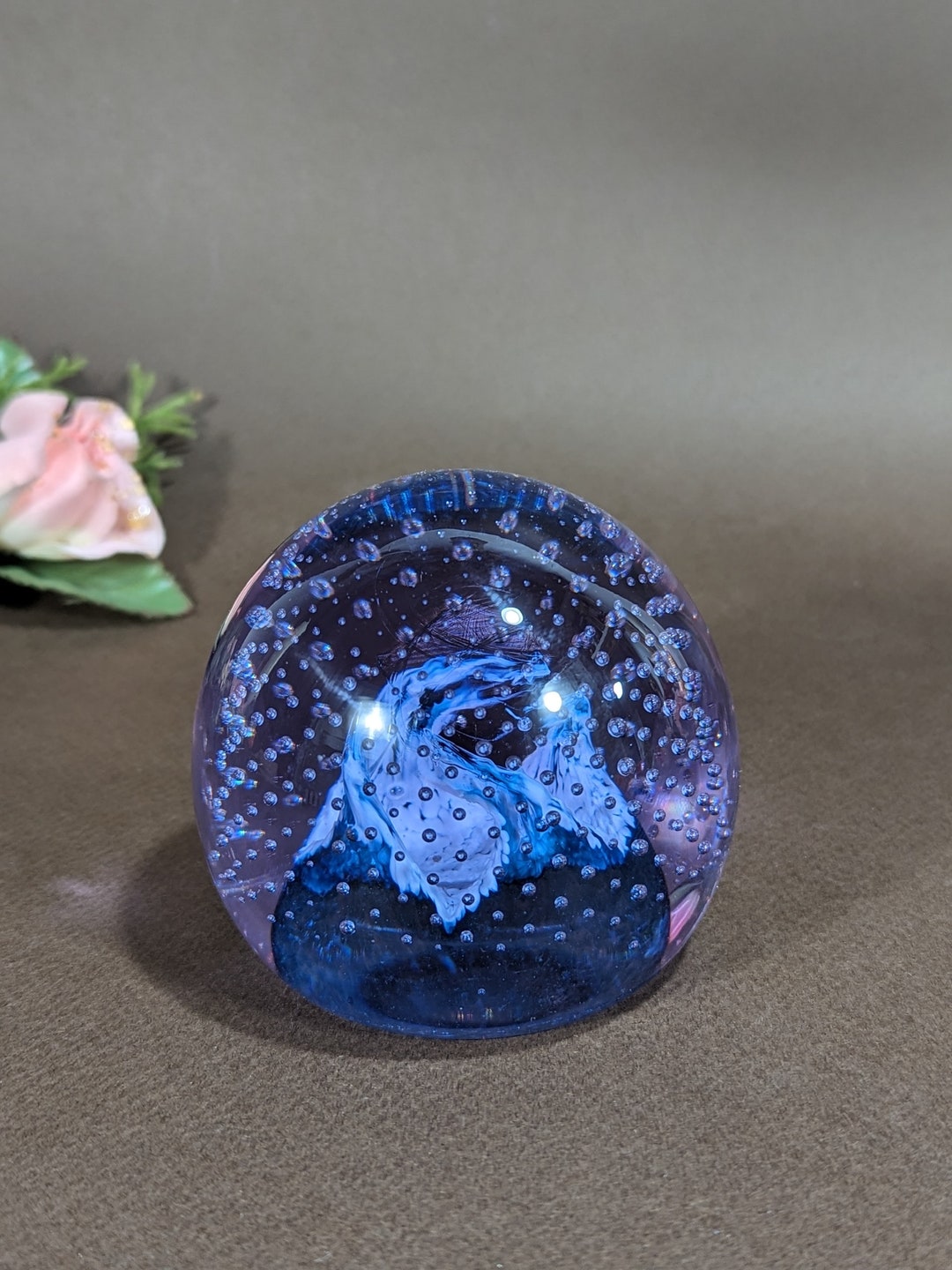Caithness Glass Cauldron Paperweight, Scottish Art Glass. Hand-blown ...