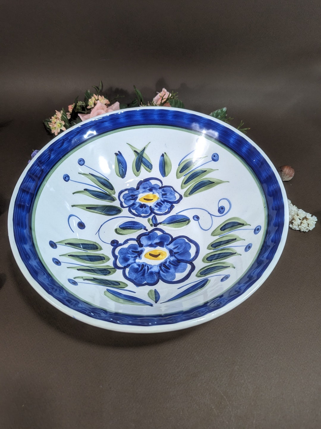 Vintage Handmade Italian Ceramic Bowl Signed Claudio Bernini.hand ...