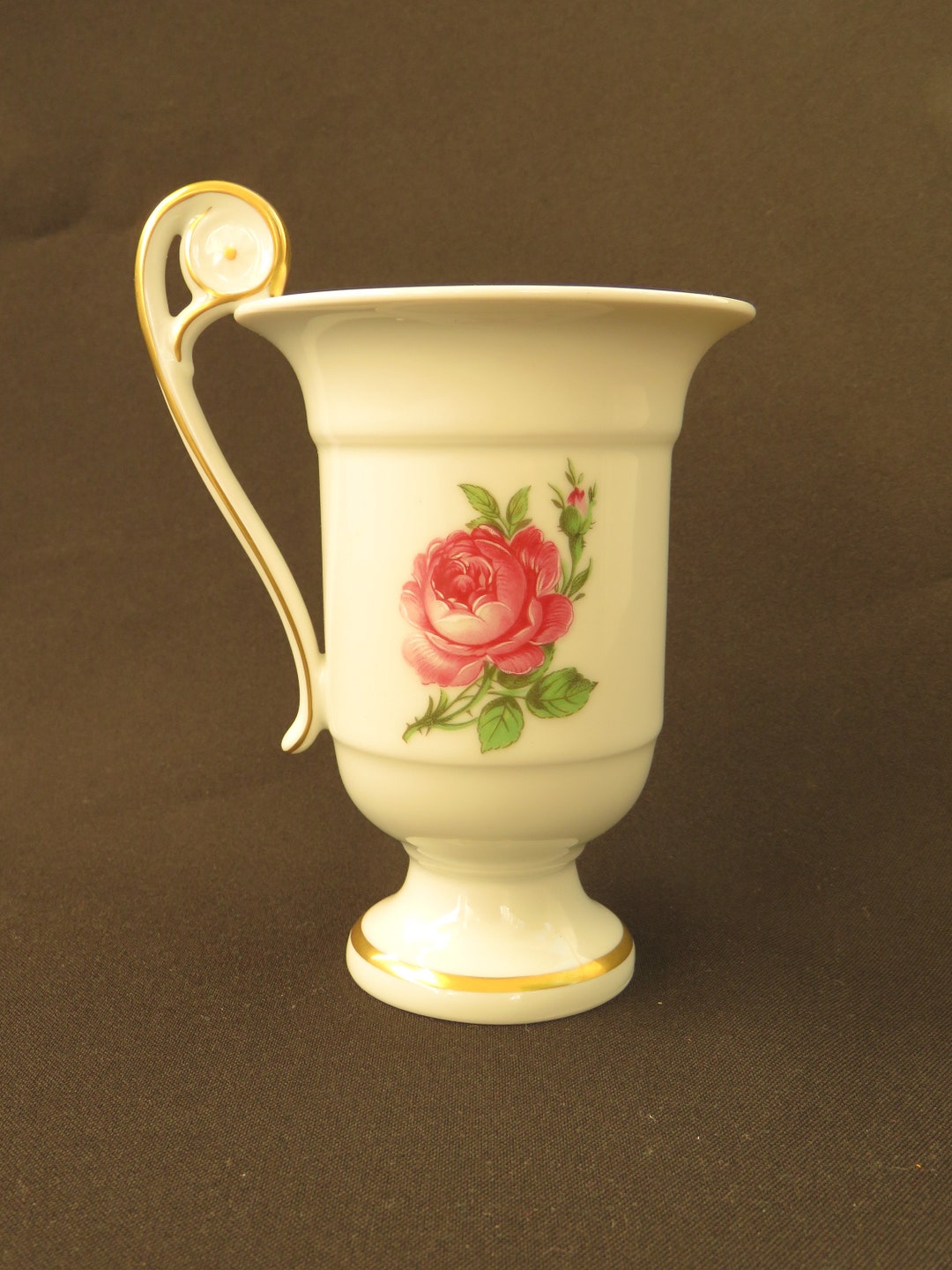 Vintage AK Kaiser Red Rose Cup - Cocoa, Coffee, and Chocolate ...