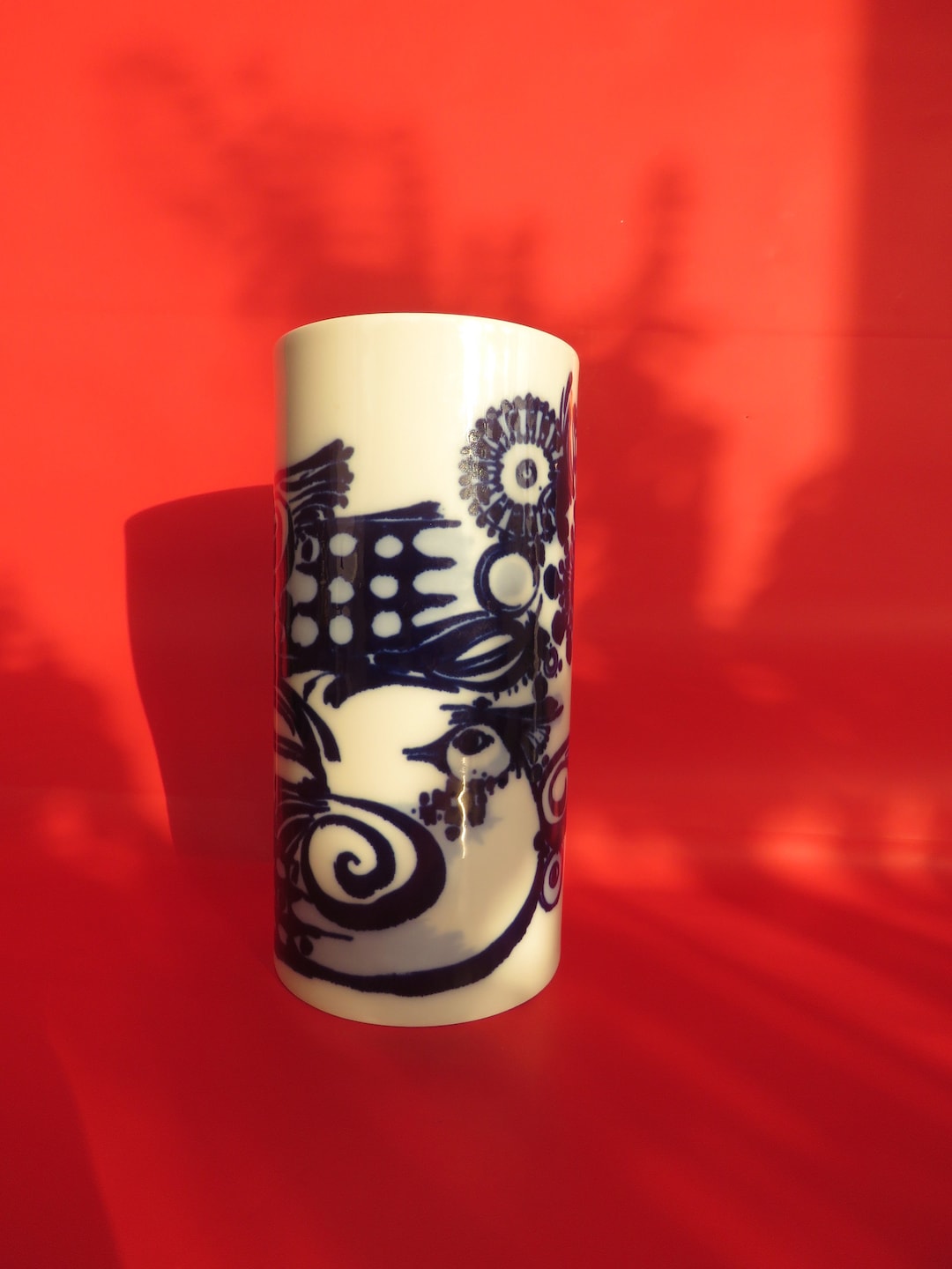 Elegant Rosenthal Bjorn Wiinblad Vase Featuring Charming Blue Birds - Etsy