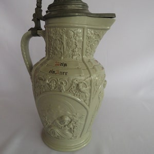 Rare Mettlach Stoneware Pouring Jug by Villeroy & Boch - Etsy