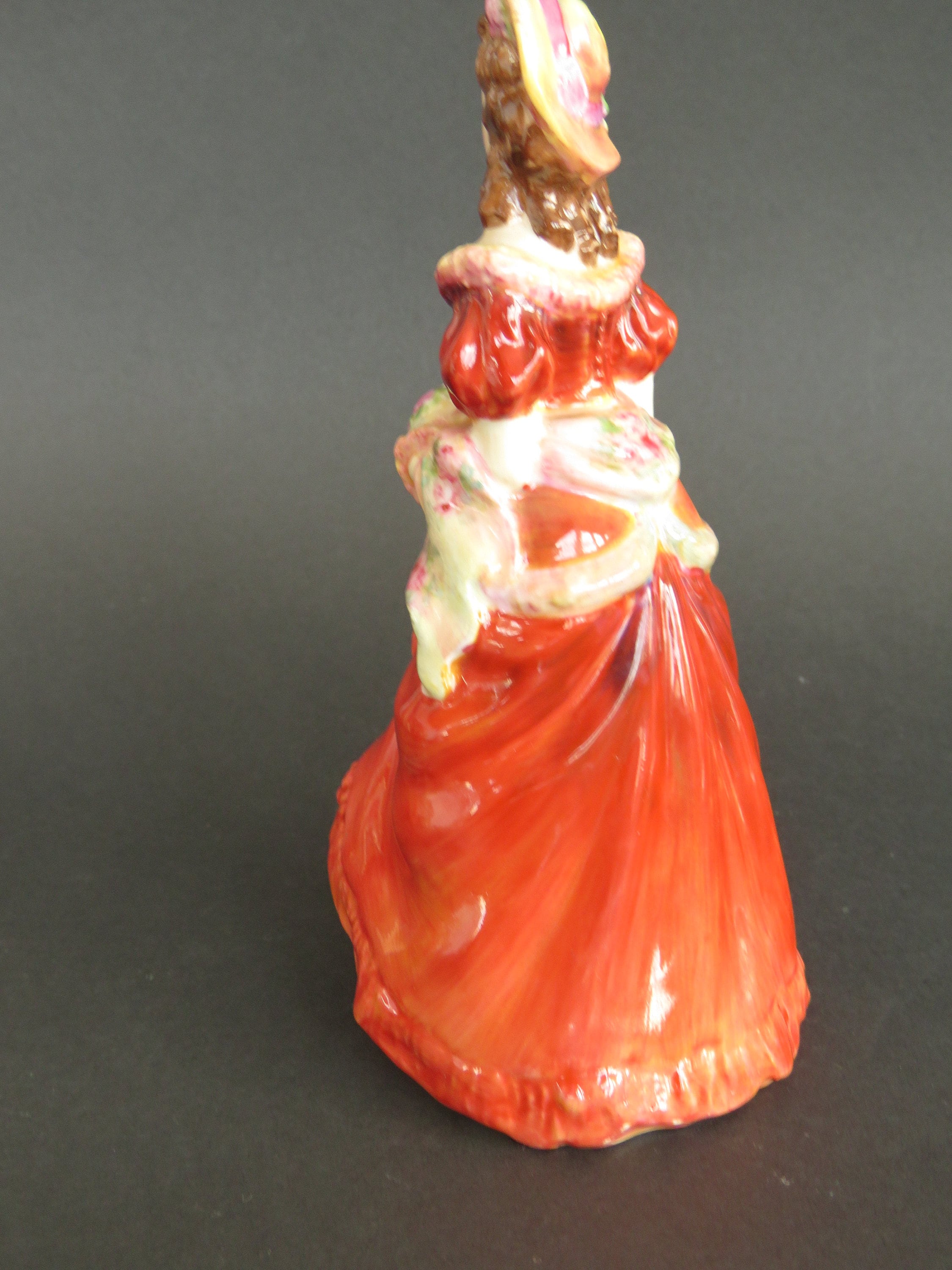 Coalport Porcelain Figurine Judith Anne in Red Dress 1930s - Etsy