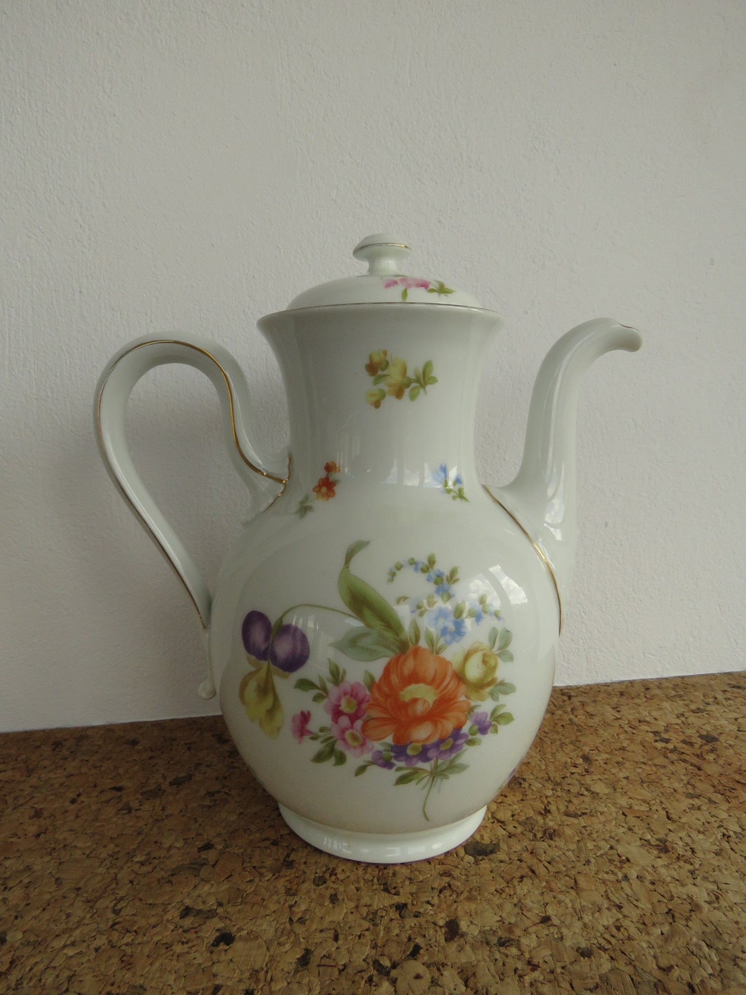 Vintage Rosenthal Balmoral 1930s Teapot With Floral Design - Etsy