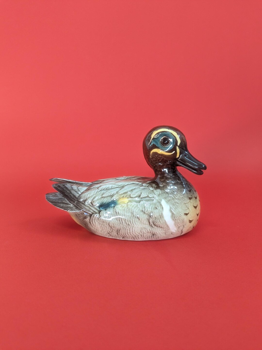 Vintage Sculpture Porcelain Goebel Baikal Duck Figurine. - Etsy