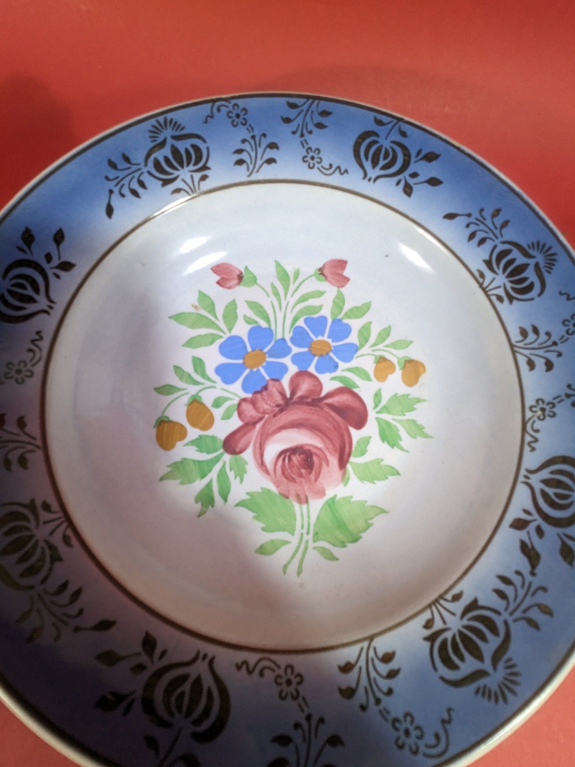 Austrian Ceramic Wilhelmsburg Decorative Ceramic Plate, 1940s.wall ...