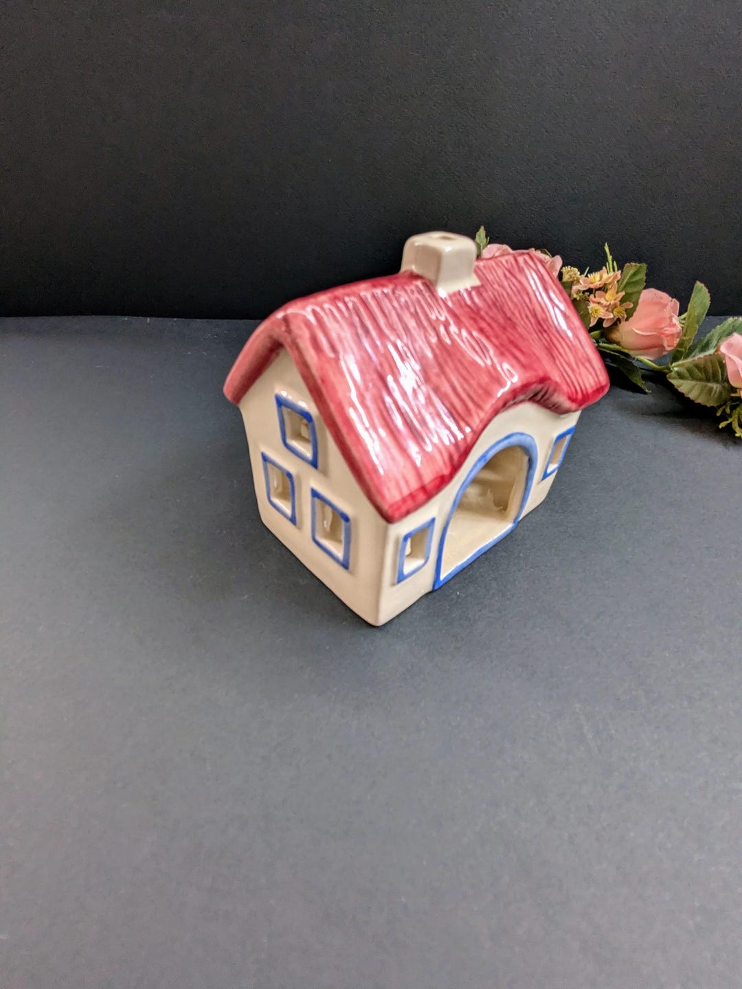 Vintage Ursula Leyk Lichthaus House Tea Light Candle Holder Signed Model Dorfschule 2008 - Etsy