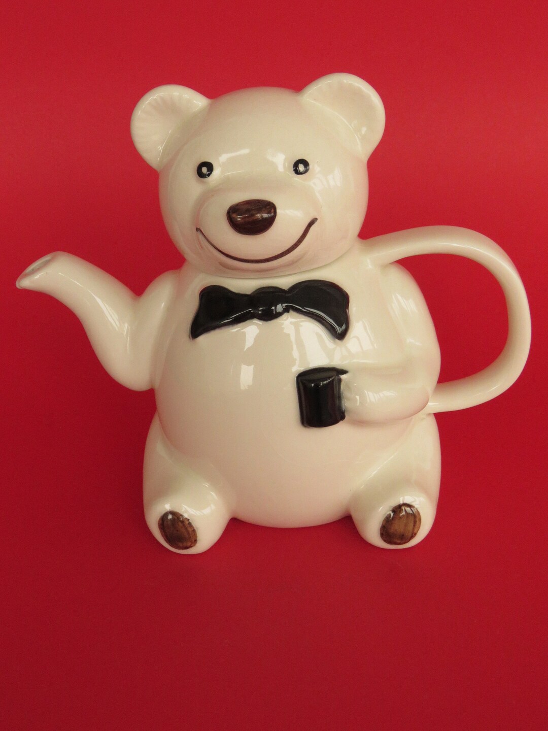 Cute Vintage Teddy Bear Teapot - Etsy