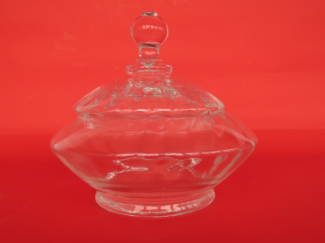 Vintage Goebel Crystal Bowl Candy Dish Lidded Bowl - Etsy