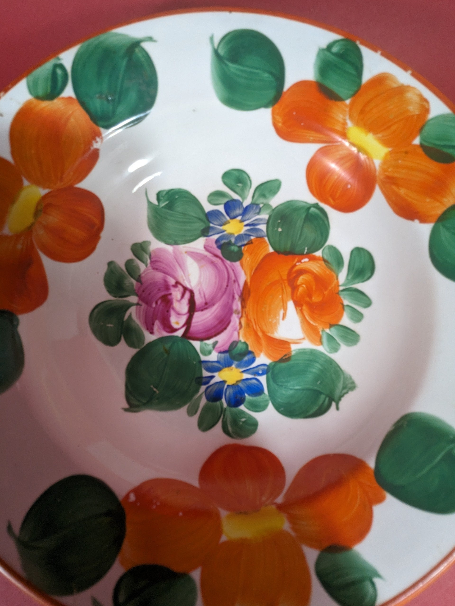 Austrian Ceramic Wilhelmsburg Decorative Ceramic Plate, 1930s.wall ...