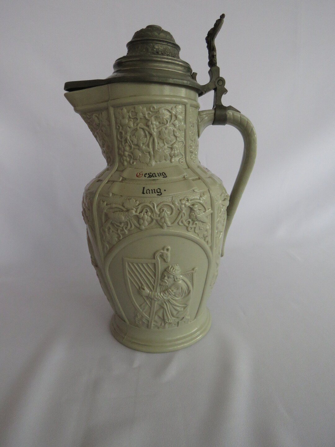 Rare Mettlach Stoneware Pouring Jug by Villeroy & Boch - Etsy