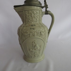 Rare Mettlach Stoneware Pouring Jug by Villeroy & Boch - Etsy