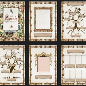 Our FAMILY HISTORY - 200+ EDITABLE Genealogy Forms Make This Genealogy ...