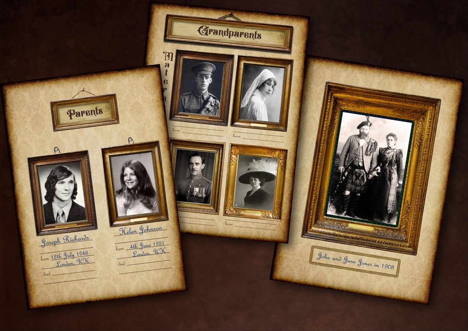 VICTORIAN FRAMES Delux Set 195 EDITABLE Pages Make This - Etsy