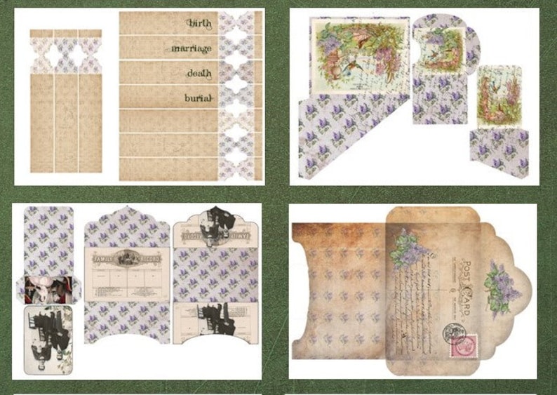 ANCESTOR FOLIO Set PRINTABLE Pack Plus Video Instructions - Etsy