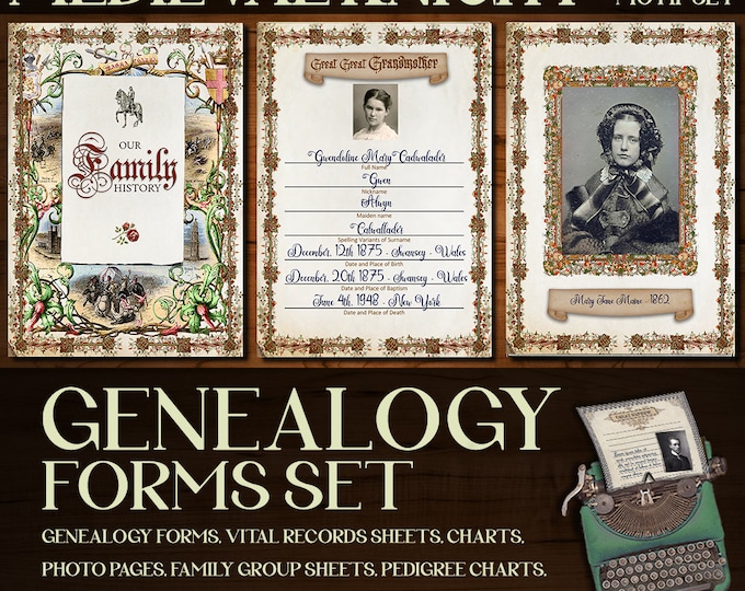 Ancestor Profile Template for Genealogy Research | Printable ...