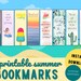 Summer Bookmarks, Printable Bookmarks, Printable Summer Bookmarks ...