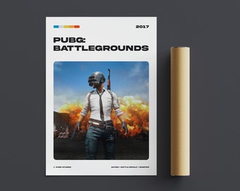 Pubg Wall Print - Etsy