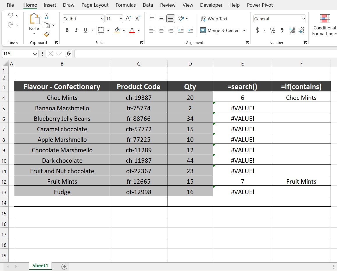 EXCEL Formula - If (contains) Formula for Microsoft EXCEL - Etsy