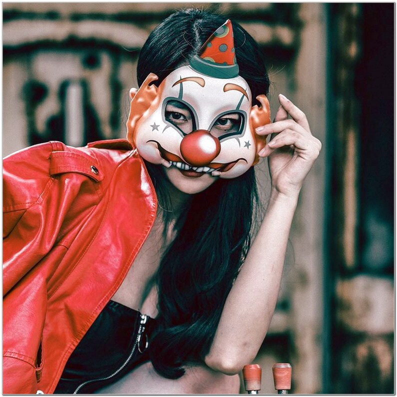 Swallowtail Butterfly Clown Mask Cartoon Funny Halloween - Etsy