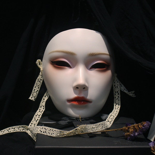 Painted Face Mask - Etsy