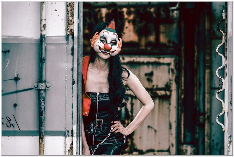 Swallowtail Butterfly Clown Mask Cartoon Funny Halloween - Etsy