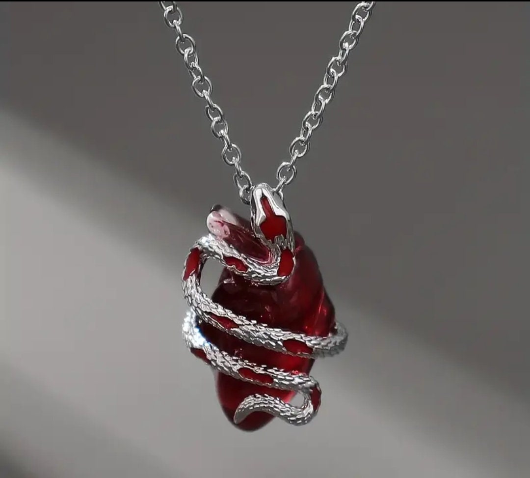 Snake 925 Silver Necklace,snake Handmade Sterling Silver Necklace,snake ...