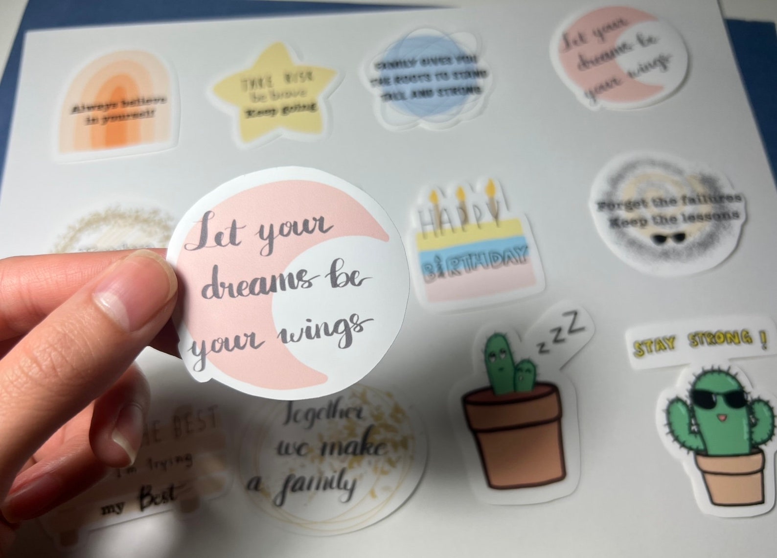 Motivational Quote Stickers Cute Stickers Stickers to Inspire Success ...