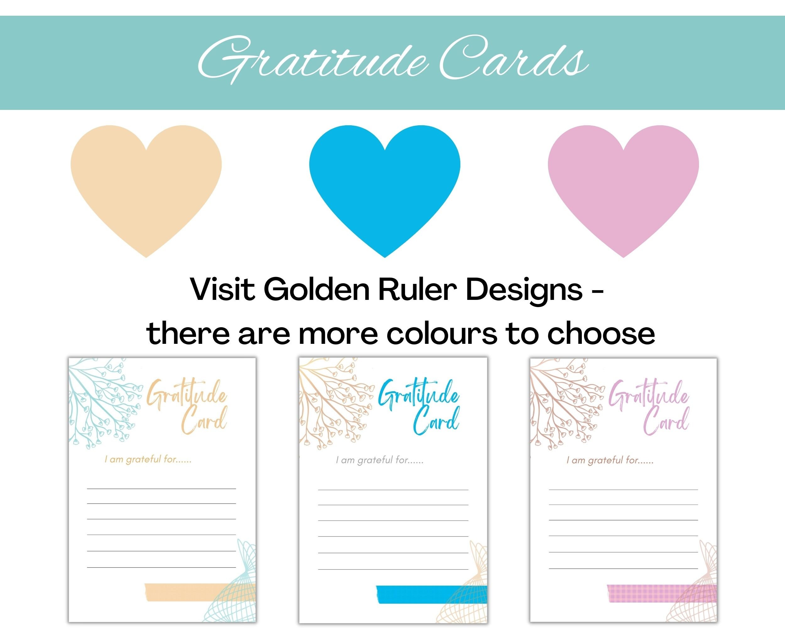 Gratitude Cards PRINTABLE Bundle Wellbeing and Mindfulness - Etsy