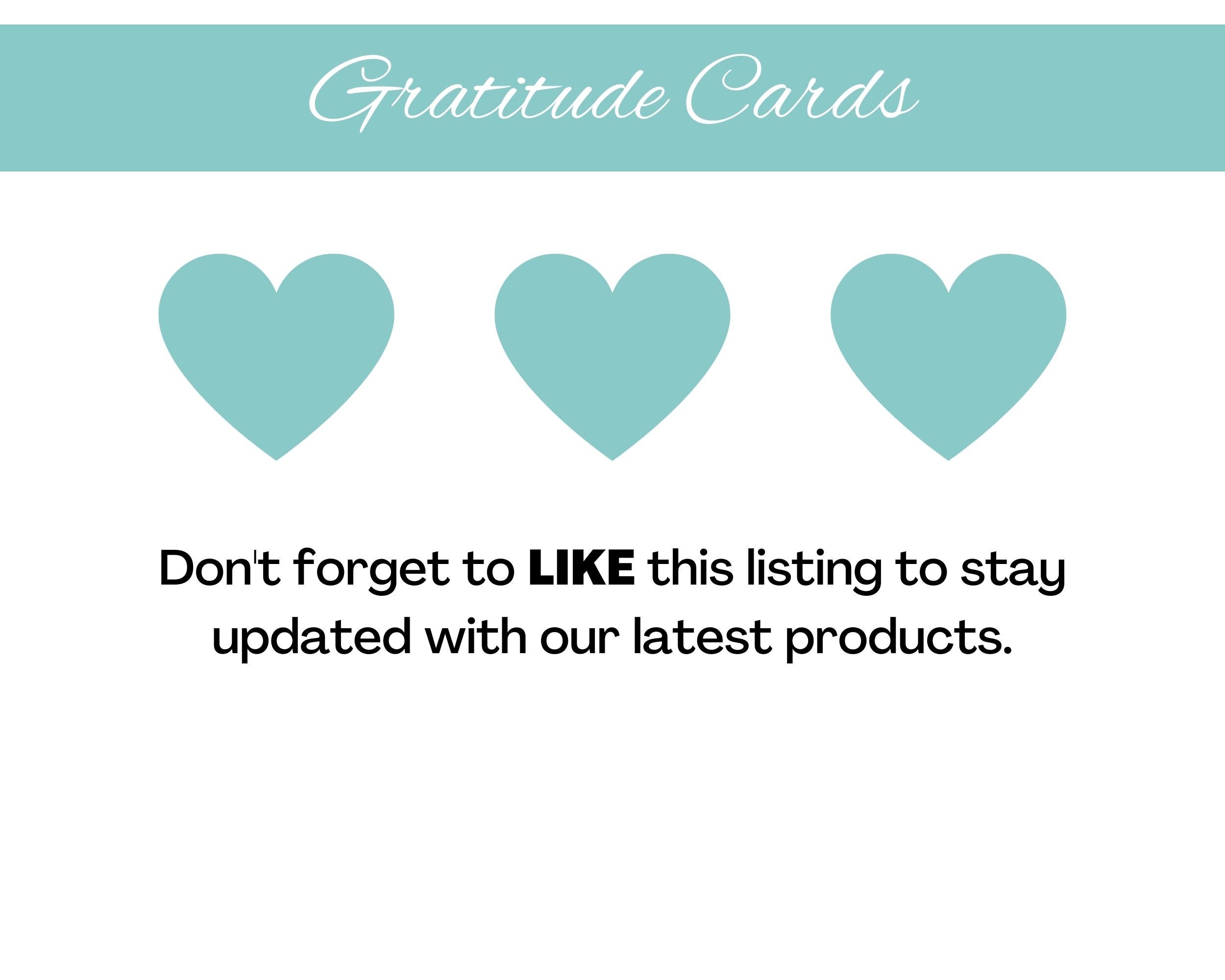 Gratitude Cards PRINTABLE Bundle Wellbeing and Mindfulness - Etsy