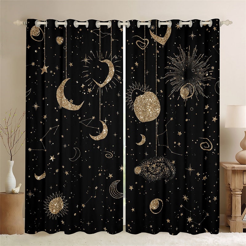 Stars Curtains - Etsy