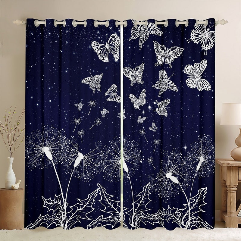 Dandelion Curtain - Etsy
